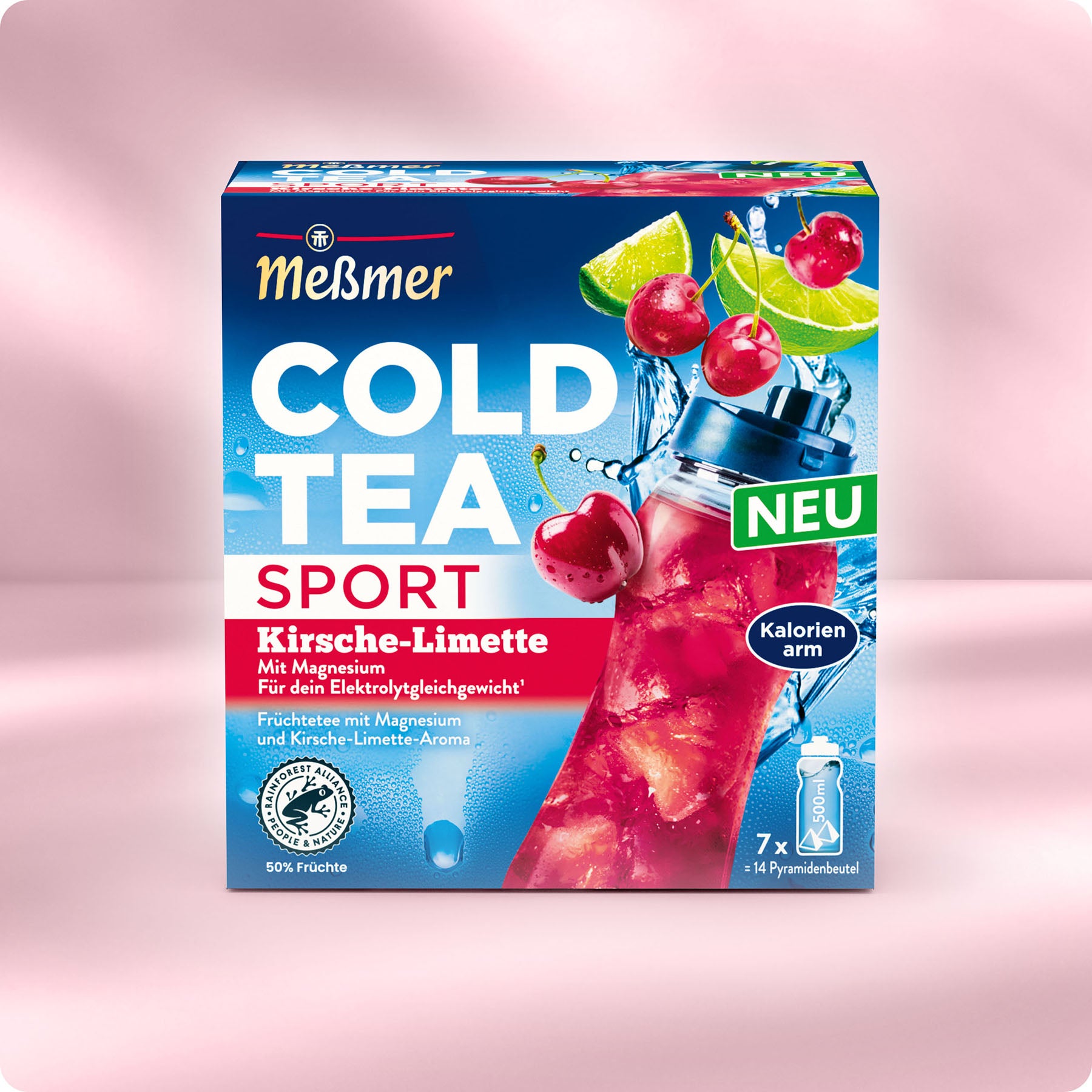 Meßmer Cold Tea Kirsche-Limette mit Magnesium