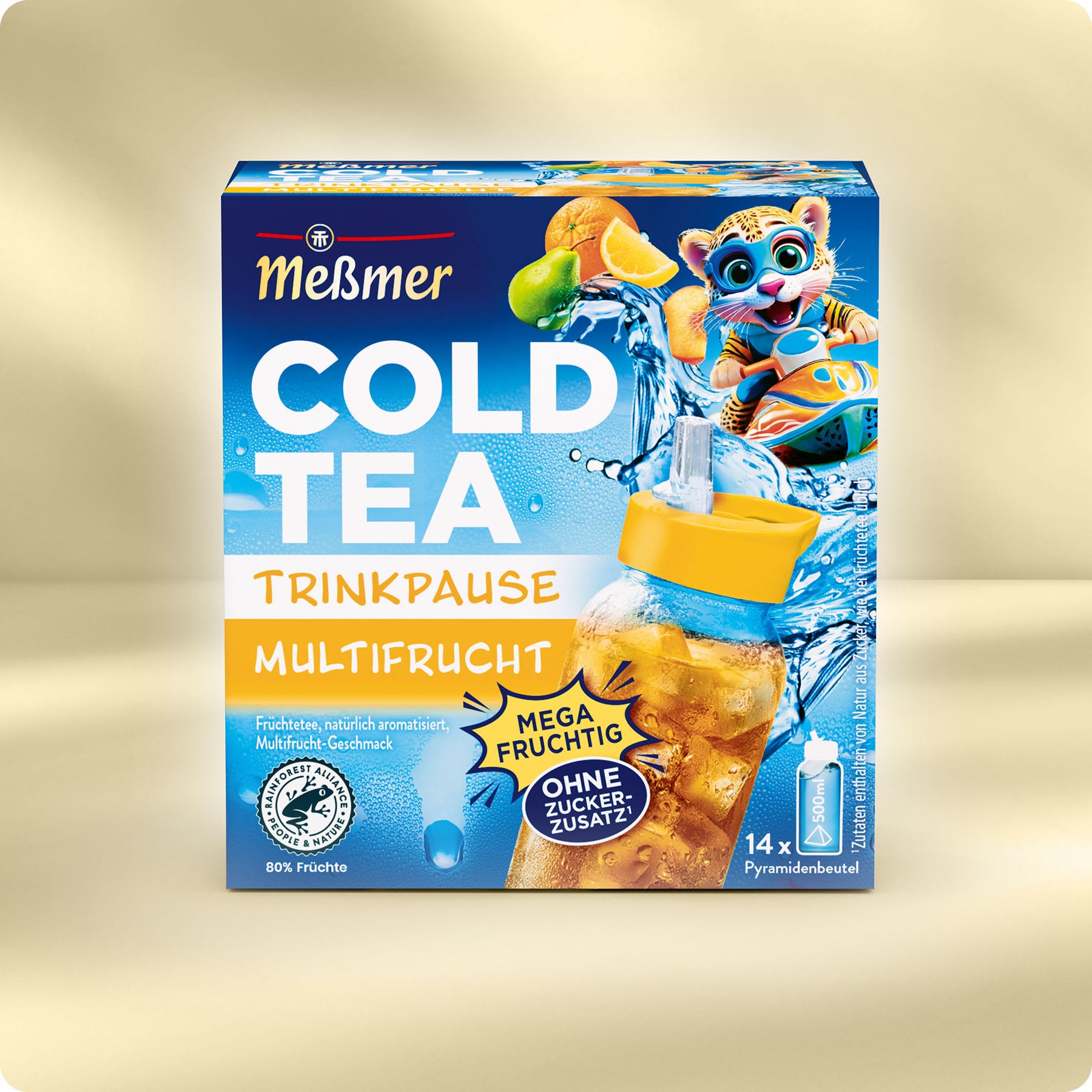 Meßmer Cold Tea Multifrucht | Cold Tea für die Schulpause